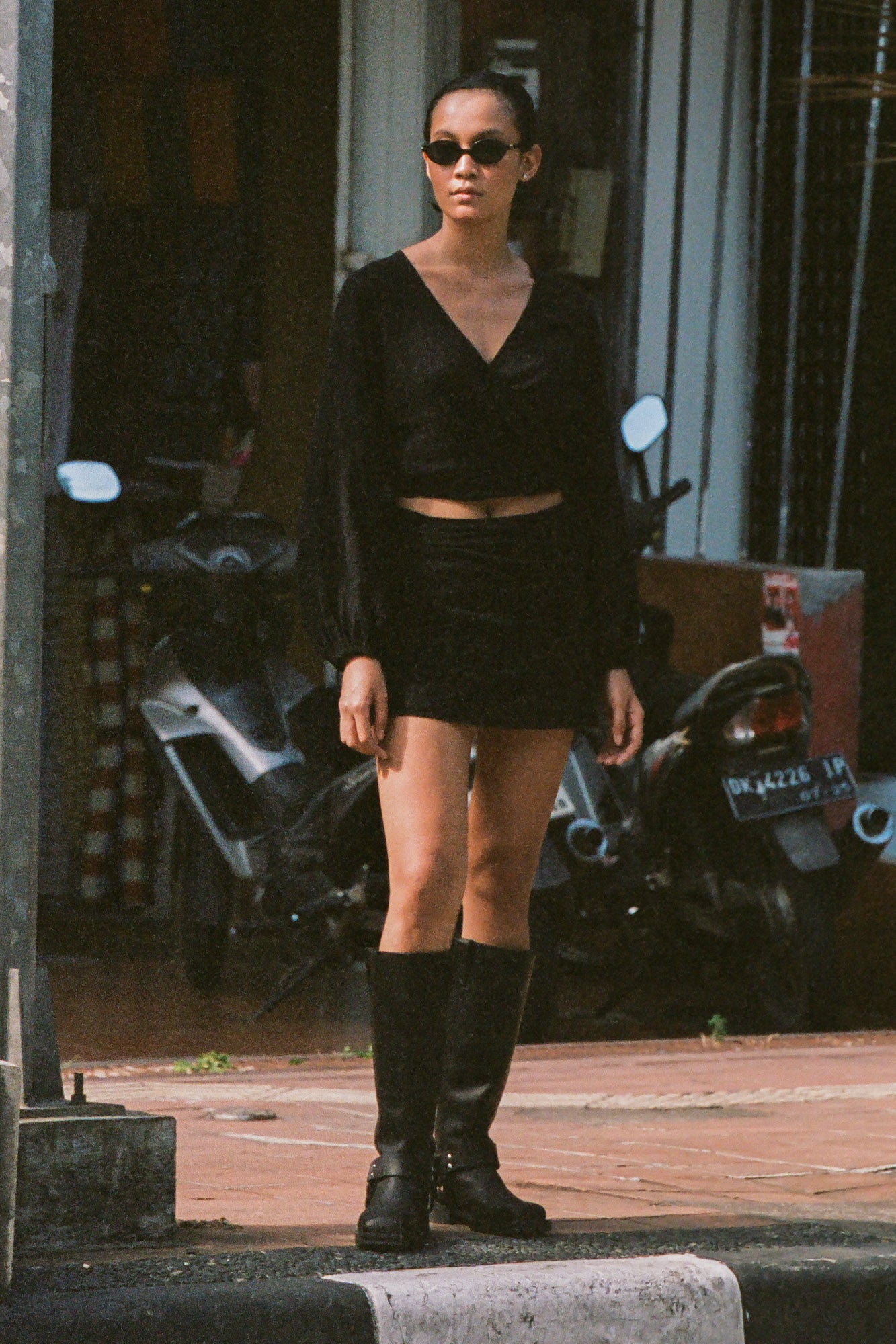 Studio K | Womens | Ramie Mini Sarong | Black | XXS - XXL